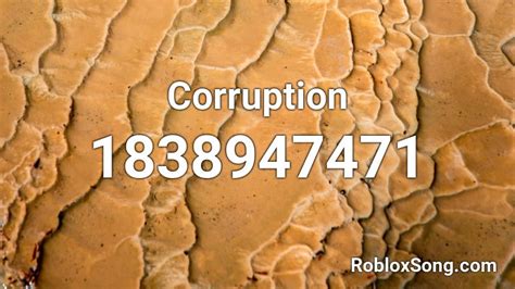Corruption Roblox Id Roblox Music Codes