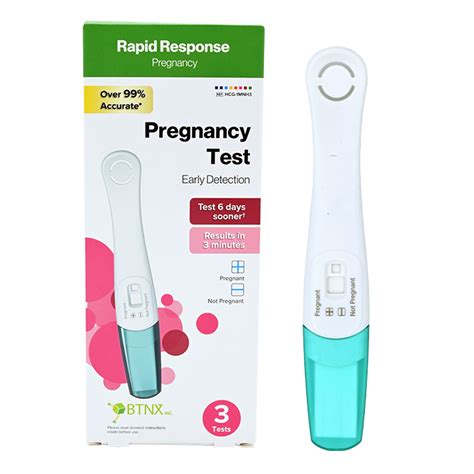 Pregnancy Test Early Detection Btnx Inc