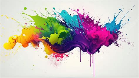 Colorful Splash Ink Creative Powerpoint Background For Free Download Slidesdocs