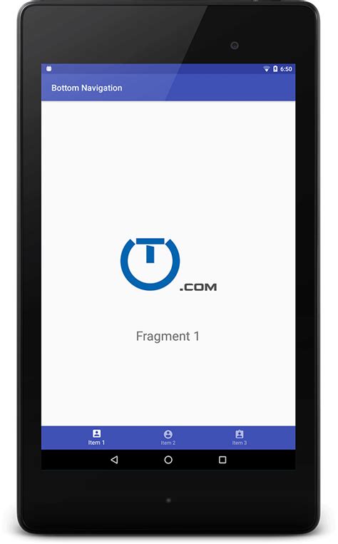 Android Bottom Navigation Bar Example Truiton