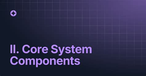 Ii Core System Components Kades Ii Core System Components Kades