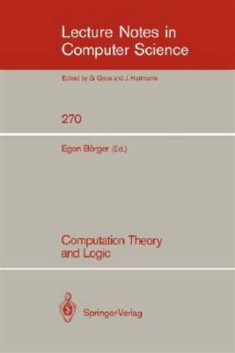 Computation Theory And Logic百度百科