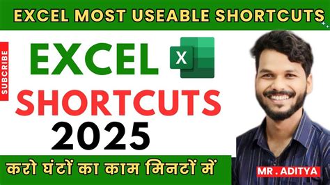Excel Shortcuts 2025 Ultimate Guide To Excel Shortcuts 2025 Excel Keyboard Shortcuts 2025