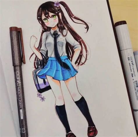 رسم انمي كيوت