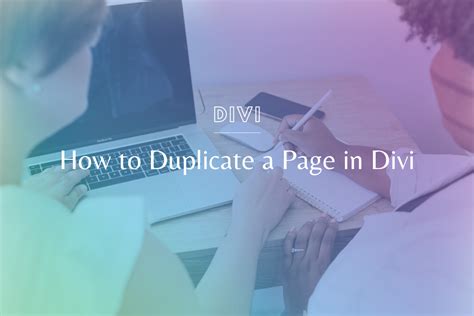 how to duplicate a page in divi making website magic