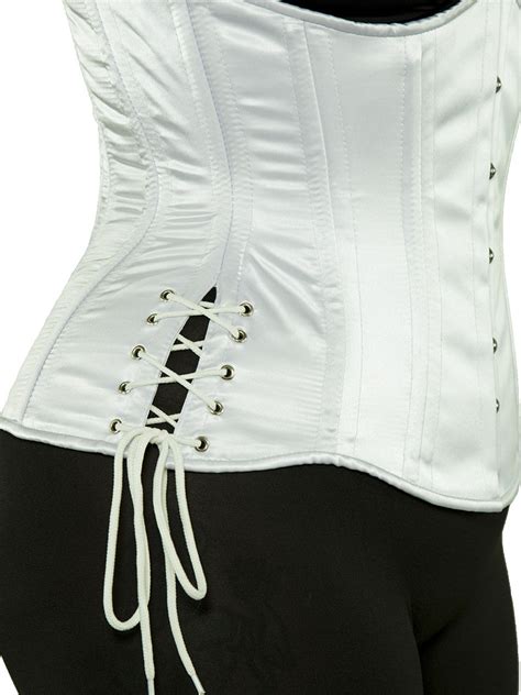 Plus Size Long Satin Corset With Hip Ties Cs 426 Orchard Corset