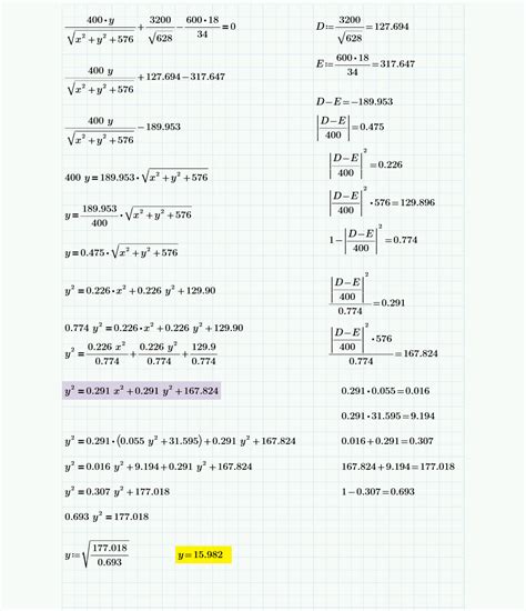 Solved Solve Mathcad Prime Equation Ptc Community
