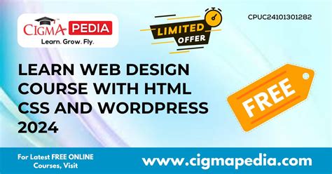 Learn Web Design Course With Html Css And Wordpress 2024 Free Udemy Course Cigma Pedia