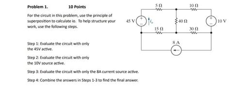 Solved Problem Points For The Circuit In This Problem Chegg Com