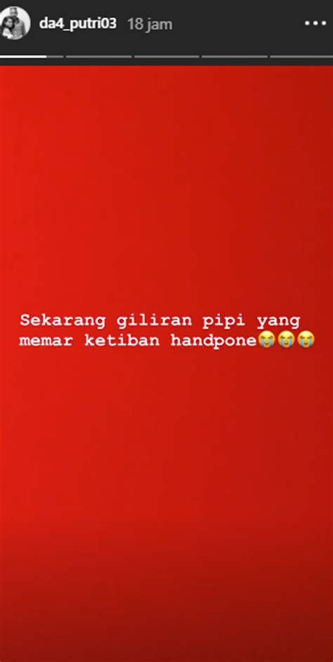 Pipi Memar Ketiban Handphone Putri Da4 Tetap Sibuk Syuting Ftv