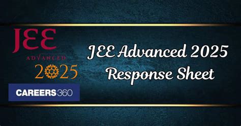 JEE Advanced Response Sheet Link Steps To Download