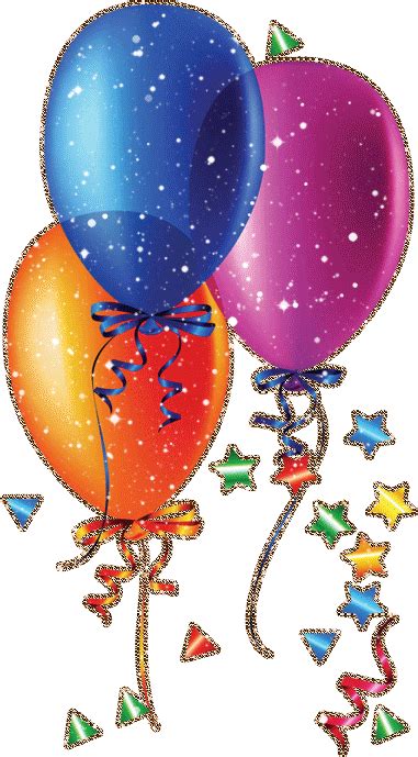 Three Colorful Balloons for a Festive Atmosphere