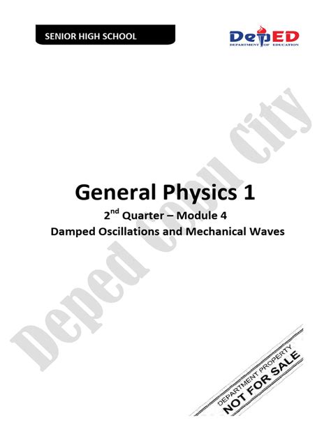 Physics 12 Pdf Waves Damping