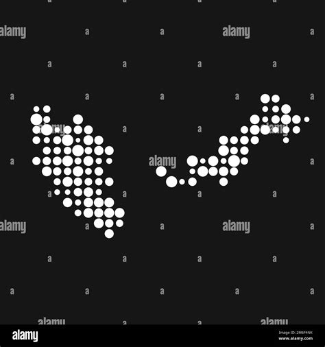 Malaysia Map Silhouette Pixelated Generative Pattern Illustration Stock Vector Image And Art Alamy