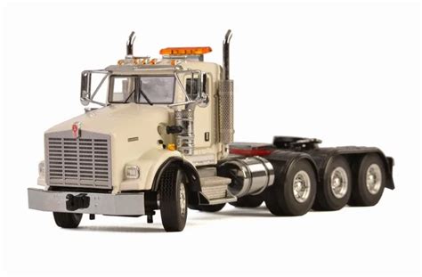수집용 합금 모델 장난감 선물 Wsi 150 스케일 켄워스 T800 8x2 트럭 트랙터 차량 다이캐스트 장난감 선물