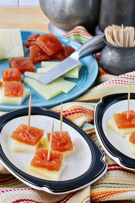 Membrillo Quince Paste With Manchego Cheese Karens Kitchen Stories