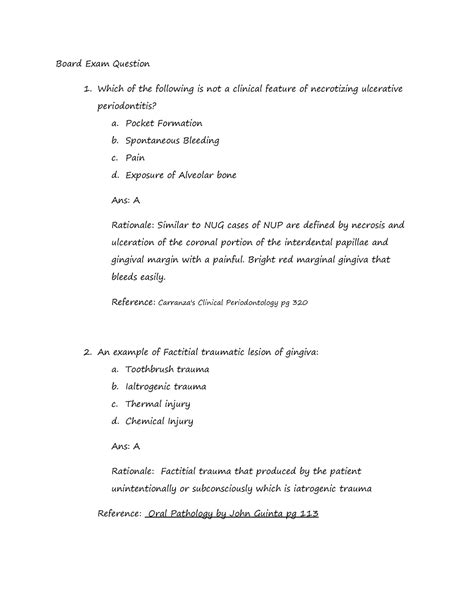 Endodontics Qanda 8 Question And Answer With Rationale Board Exam Question Which Of The