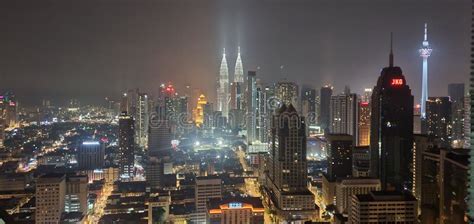 Malaysia Kuala Lumpur Night View Editorial Photo Image Of Kuala