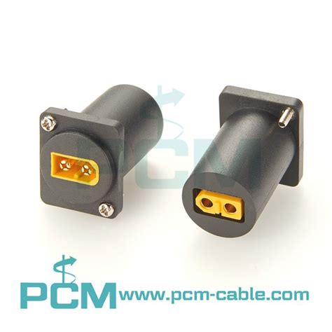 Set Penyambung Perumahan Berulir Pemasangan Panel XT60 Tersuai Pembekal Port Kuasa Suria RC