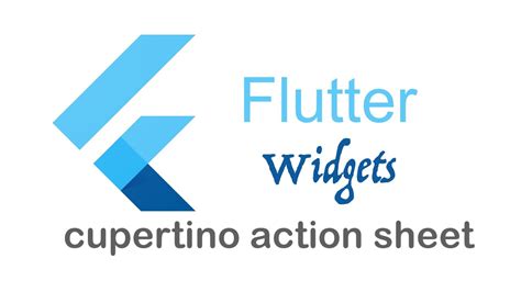Cupertino Action Sheet Flutter Youtube