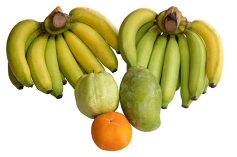 바나나와 다양한 과일은 흰색 배경에 고립되어 있습니다 건강한 식생활에 대한 스톡 사진 및 기타 이미지 건강한 식생활 과일 구도 Istock