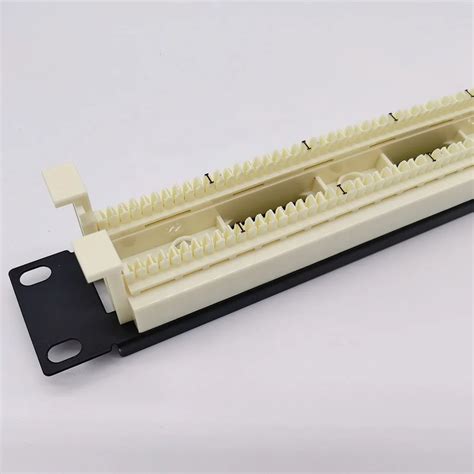 110 Wiring Block Patch Panel 1u 19 Rack Mount 110 Type 100 Pairs Voice