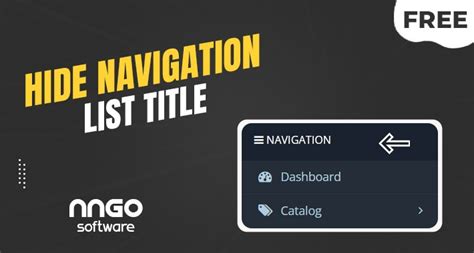 OpenCart Hide Navigation List Title