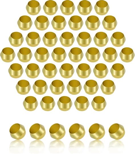 Muhize Brass Compression Ferrules Kit 50 Pieces 3 8 Inch Lead Free