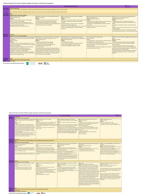 Mlac Conference Full Programme Pdf Pedagogy Human Communication