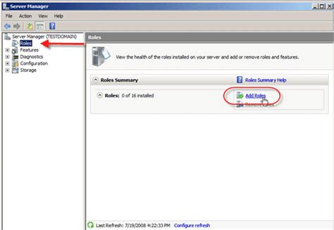 How To Install Active Directory On Windows Server 2008 Add Roles