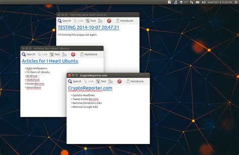 Tomboy The Original Note App I Heart Ubuntu