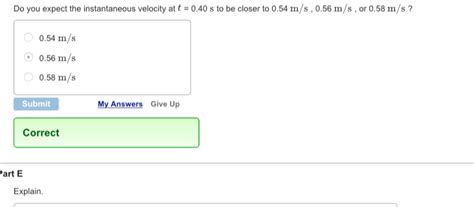 Solved The Position Of A Particle As A Function Of Time Is