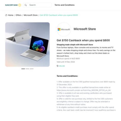 Feel Good Rewards Microsoft 150 Cashback When You Spend 600