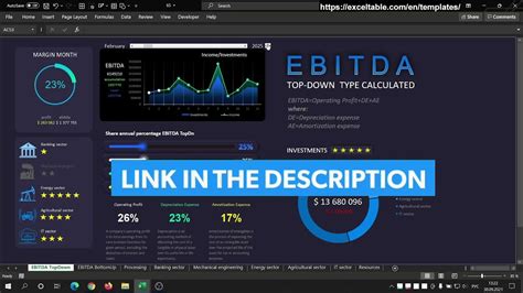 How To Create An Ebitda Analysis Dashboard In Excel Youtube