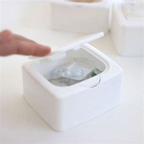 보통의주방 원터치 화이트 수납소분케이스 면봉 머리핀 마스킹테이프 약통 서랍정리함 위시버킷