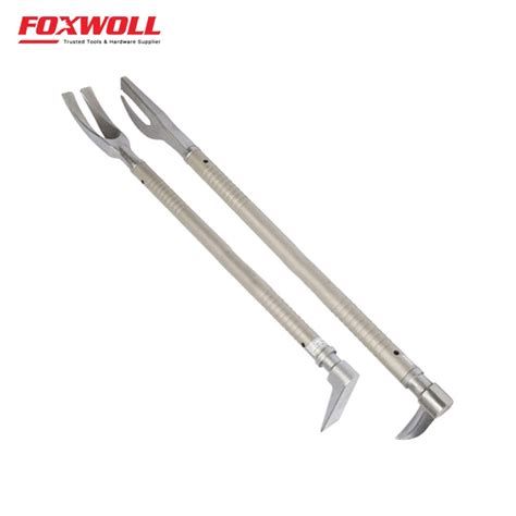 Handheld Fire Fighting Pry Ax Tool Manual Demolition Crowbar Foxwoll