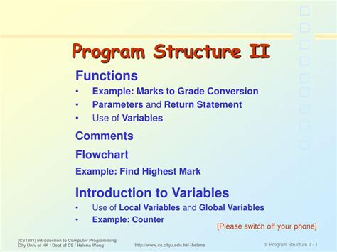 PPT Program Structure II PowerPoint Presentation Free Download ID