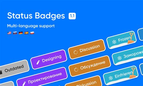 Status Badges Stickers For Figjam Figma