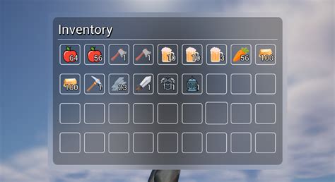 Inventory System With Modern UI And Video Tutorial In Blueprints UE Marketplace