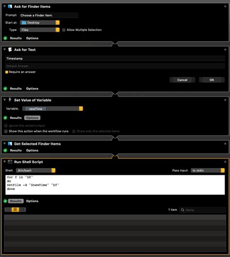 setfile workflow r automator