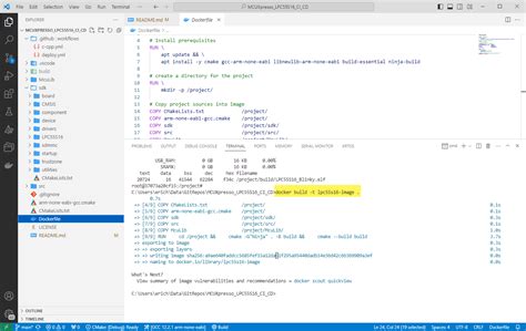 ci cd for embedded with vs code docker and github actions mcu on eclipse