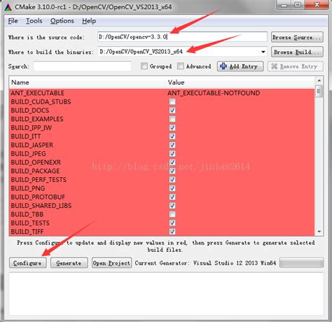 vs2013 opencv3 3 win10配置教程（附vs2015 opencv3 3 5教程） windows vs2013