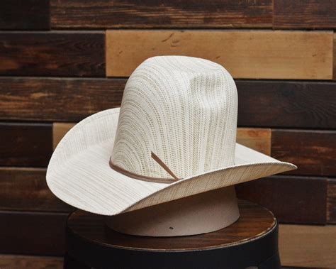 Lr Wheat 100x 4″ Brim Open Crown Straw Hat La Raza Western Wear
