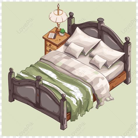 침대를 정리하다 벡터클립 아트상표만화 Png 일러스트 무료 다운로드 Lovepik
