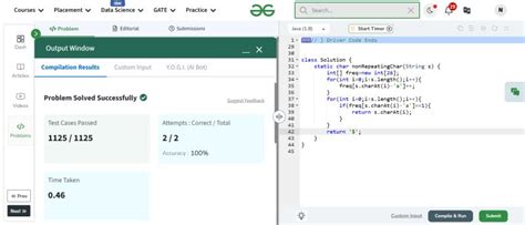 Gfg160 Dsa Gfgstreak2025 Codingchallenge Geeksforgeeks 160daysofcode Nikhitha Reddy Yaramala