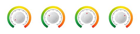 Level Knobs Adjustment Dial Knob Round Dial Max Level Button And Power Regulator Vector