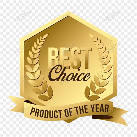 골든 배지 디자인 Png 일러스트 무료 다운로드 Lovepik