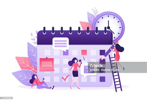 계획 사람들과 플랫 Catroon 그림 플랫 벡터 그림입니다 의제를 구성합니다 3차원 형태에 대한 스톡 벡터 아트 및 기타 이미지 3차원 형태 개발 검사 보기