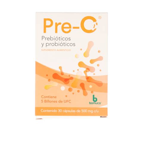 Bomuca Pre O Prebioticos Y Probioticos 30 Caps 500 Mi Tienda Del Ahorro