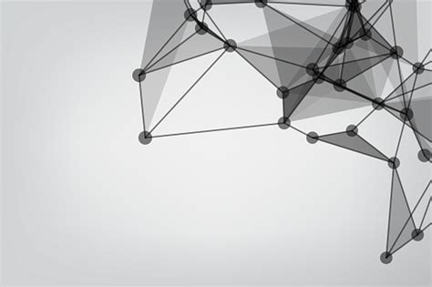 기하학적 그래픽 배경 분자 및 통신 미니멀리즘 혼돈의 일러스트레이션 과학 화학 생물학 의학의 개념 점과 선을 연결하는 배경 기술 0명에 대한 스톡 벡터 아트 및 기타 이미지